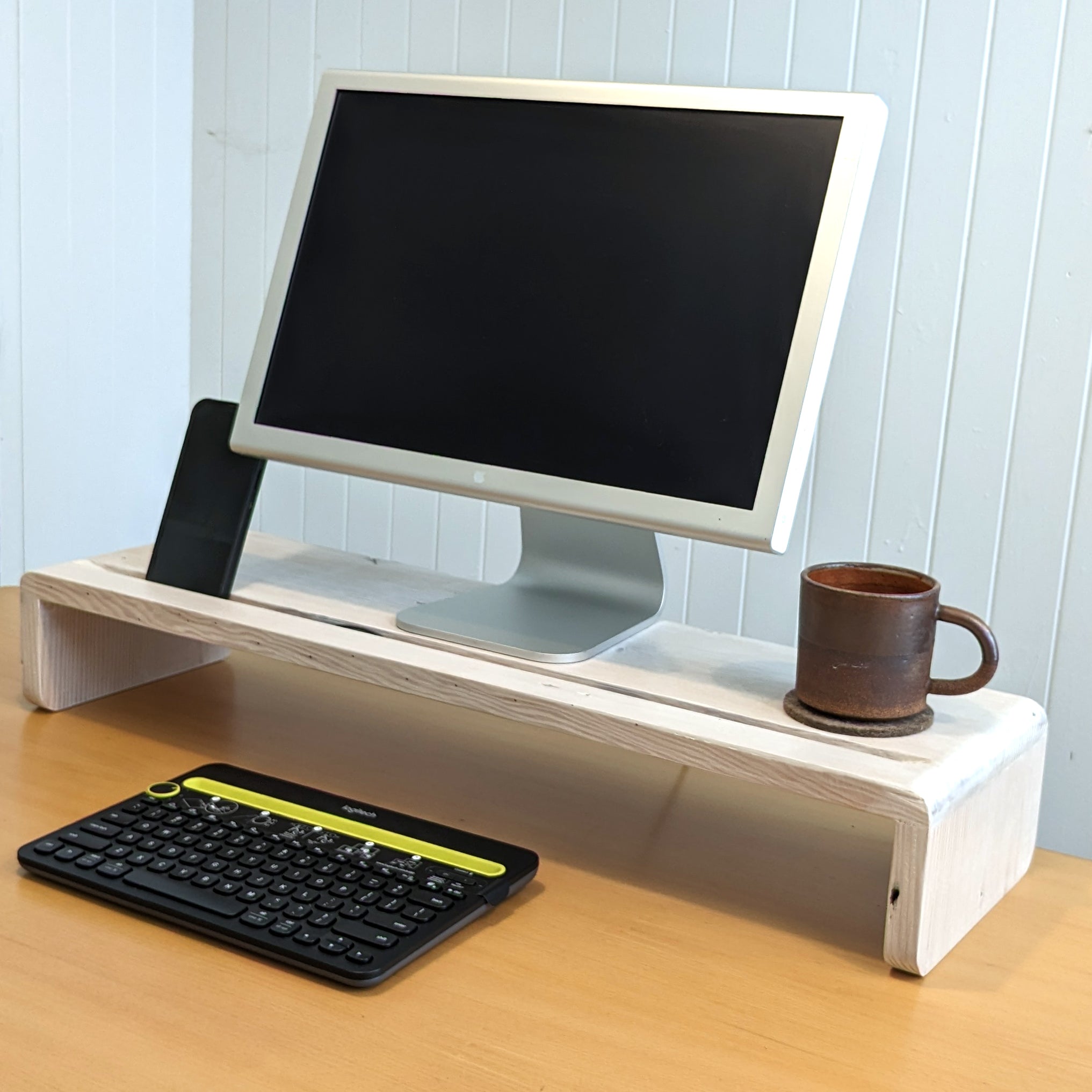Desk Shelf Riser | Wooden Desk Shelf | Formr